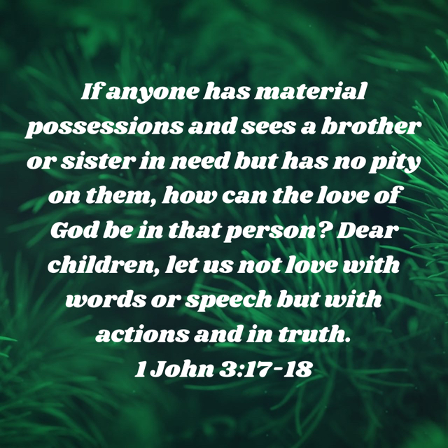 Love With Actions, Not Just Words – Storybook Ministry